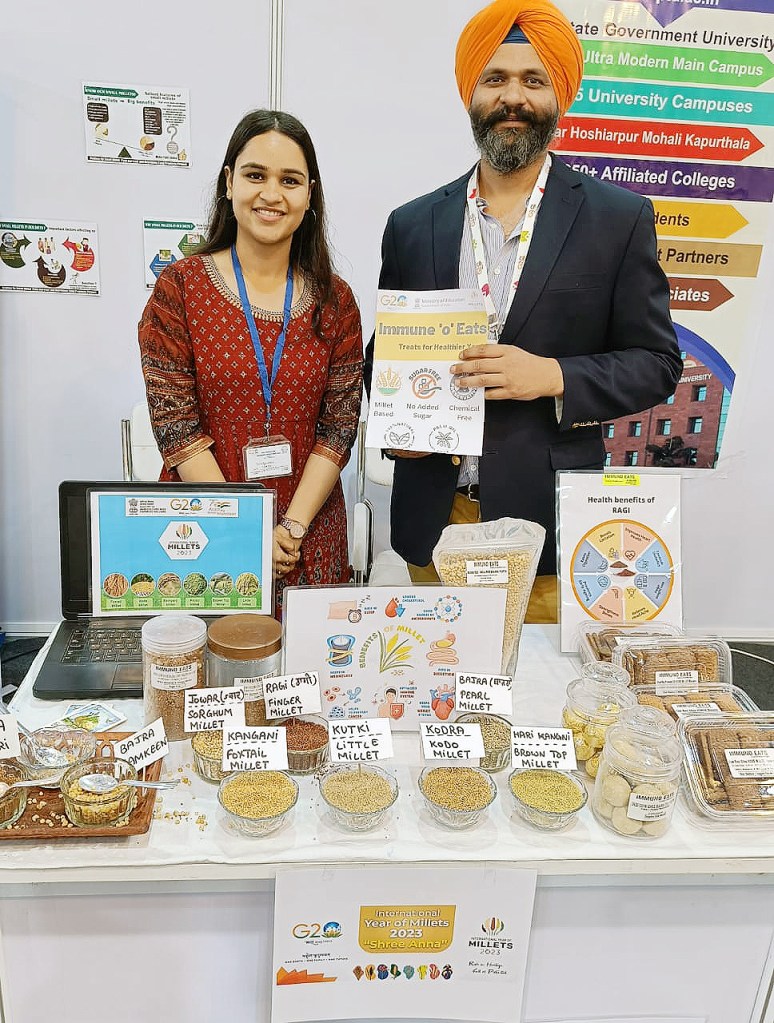 Apeejay alumna and entrepreneur showcases healthy food products at G20 ...