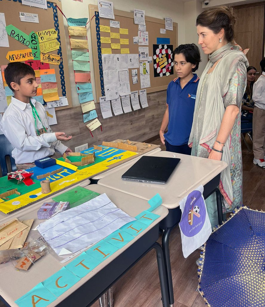 School students explore media and history through mini-exhibition ...